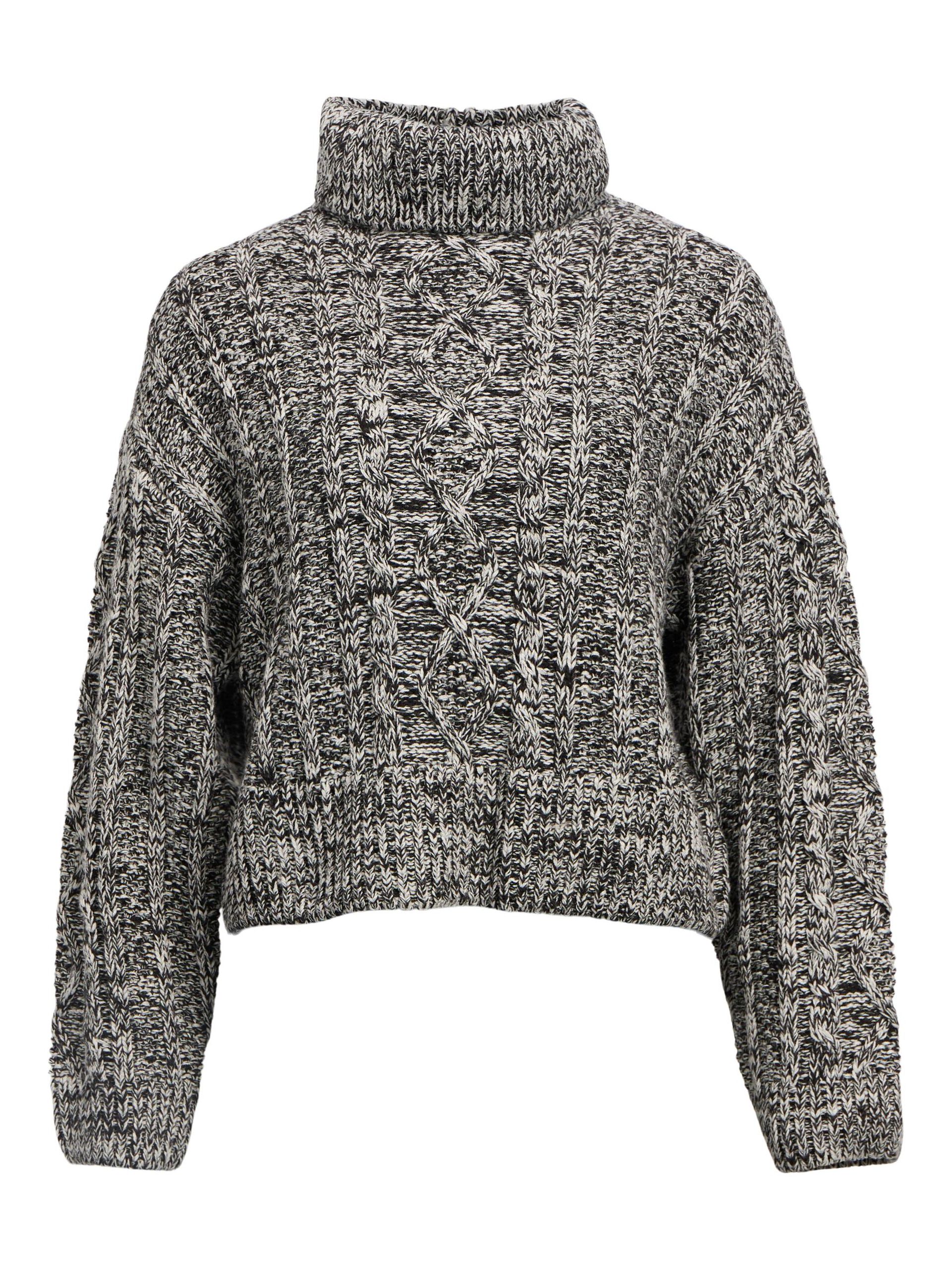 CHUNKY STRIKKET PULLOVER | Sort | .OBJECT CI Norge