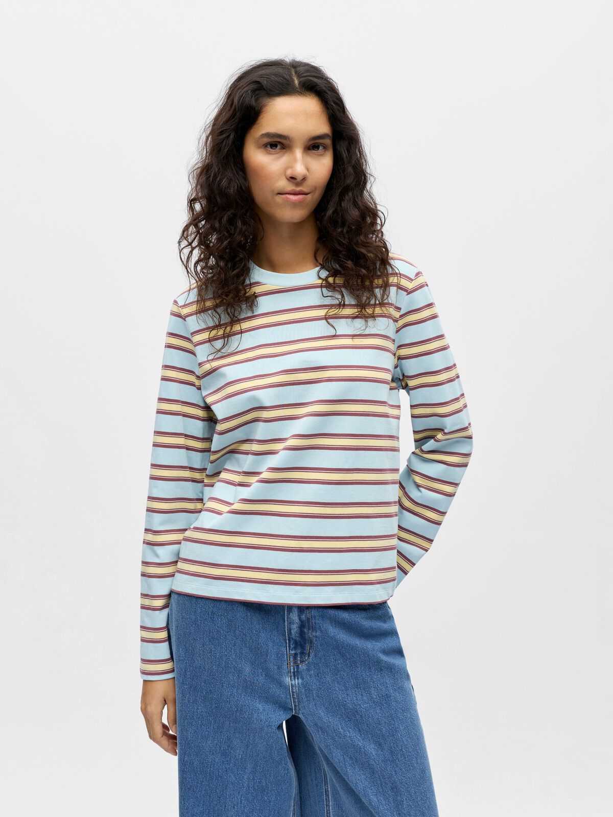 GESTREEPT TOP | Blau | .OBJECT CI België