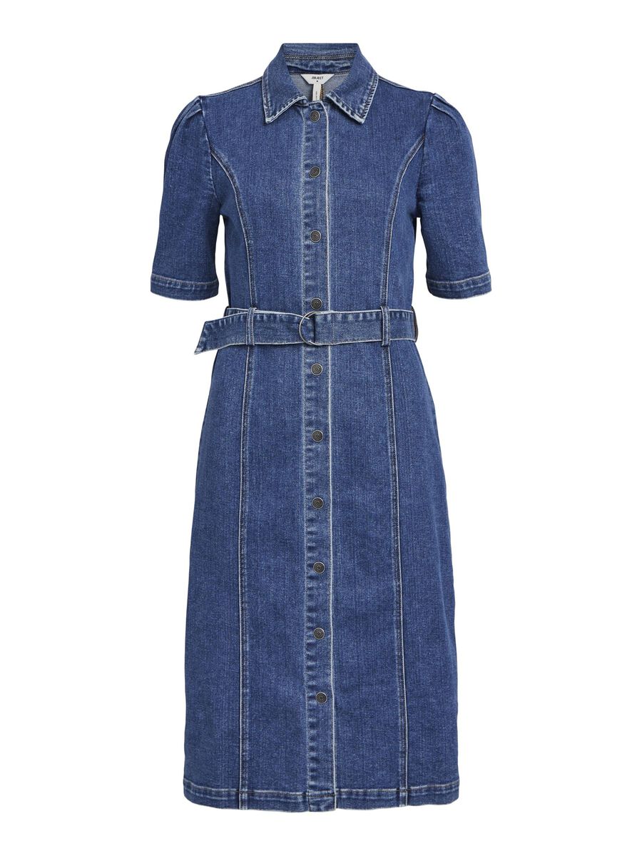 DENIM MIDI DRESS | Blue | .OBJECT CI Netherlands