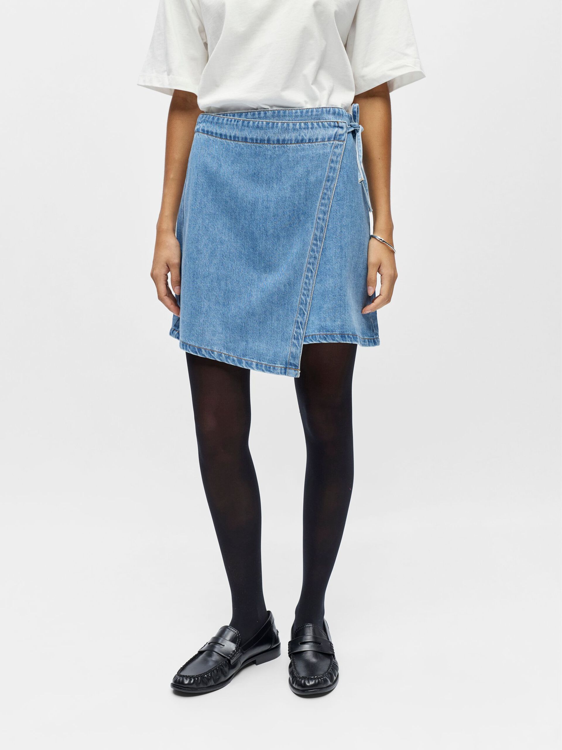 EN DENIM JUPE PORTEFEUILLE | Bleu | .OBJECT CI France