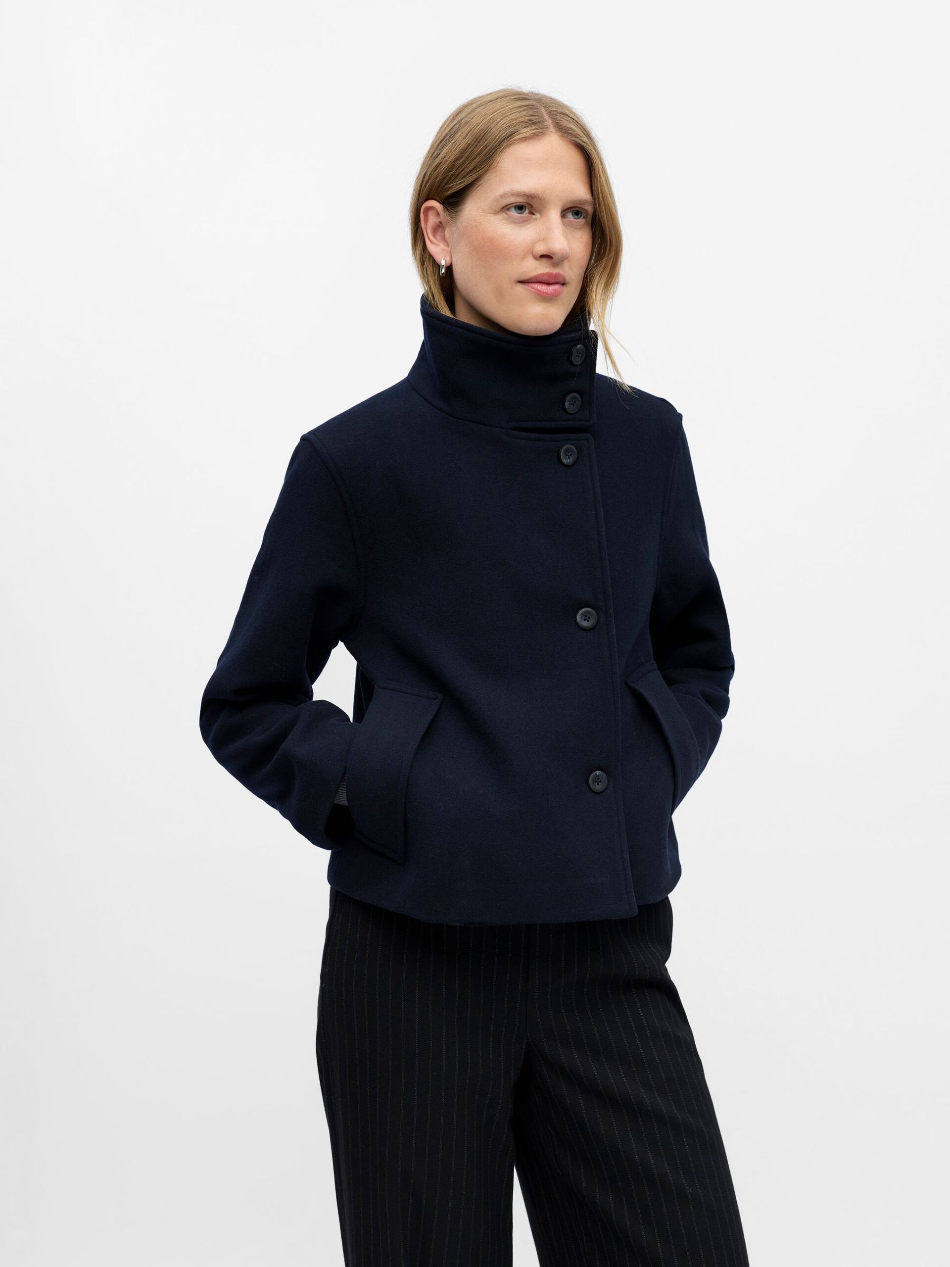 SHORT JACKET | Blue | .OBJECT CI UK