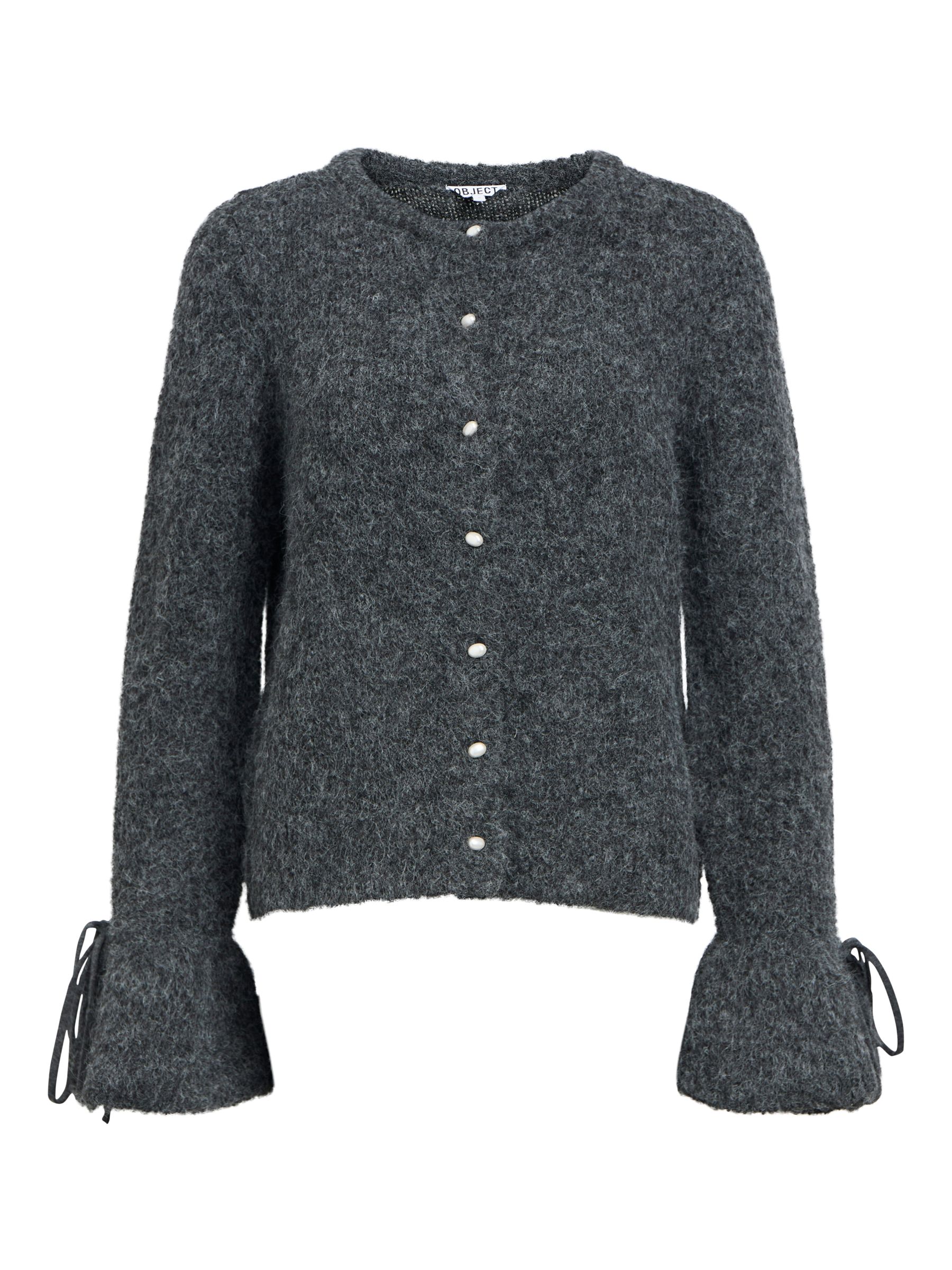KNITTED CARDIGAN | Grey | .OBJECT CI UK